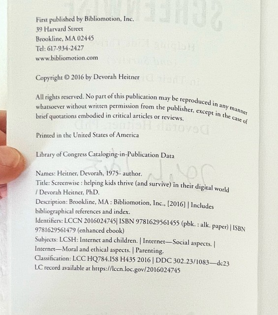 Screenwise : Helping Kids Thrive (and Survive) in Their Digital World ...