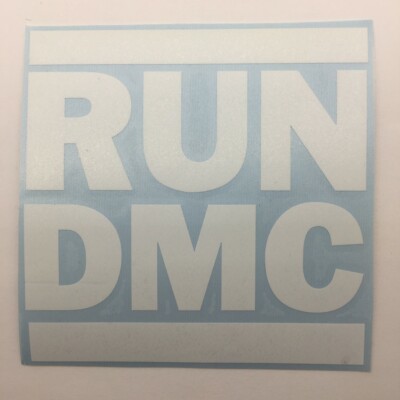 RUN DMC High Quality Die Cut Vinyl Sticker Hip Hop Rap Old School Jam ...