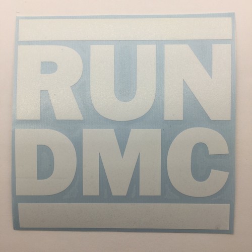 RUN DMC High Quality Die Cut Vinyl Sticker Hip Hop Rap Old School Jam ...