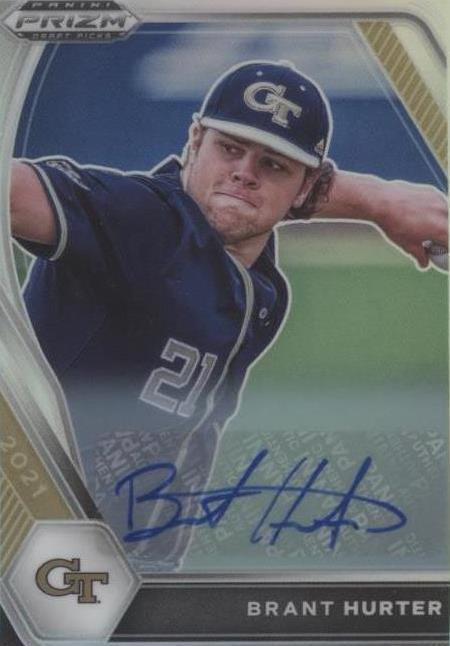 2021 Panini Prizm Draft Picks - Brant Hurter #PDP193 Silver Prizm ...