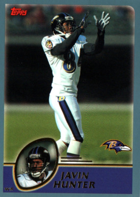 Javin Hunter, WR - Topps - Ravens, 2003 - #27 | eBay