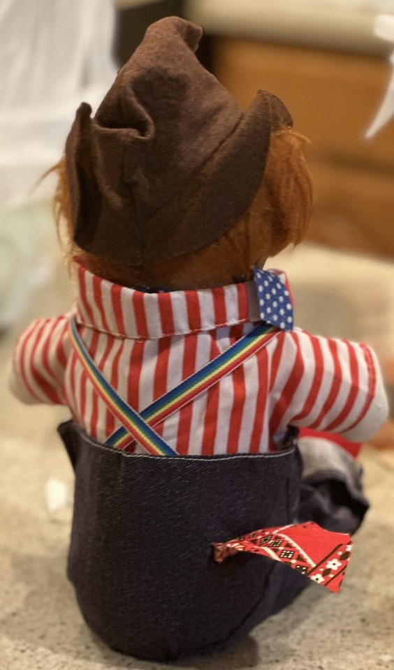 Stuart Ind. Vintage 1981 Stuffed Clown Circus Rodeo 12" Plush Soft Toy ...