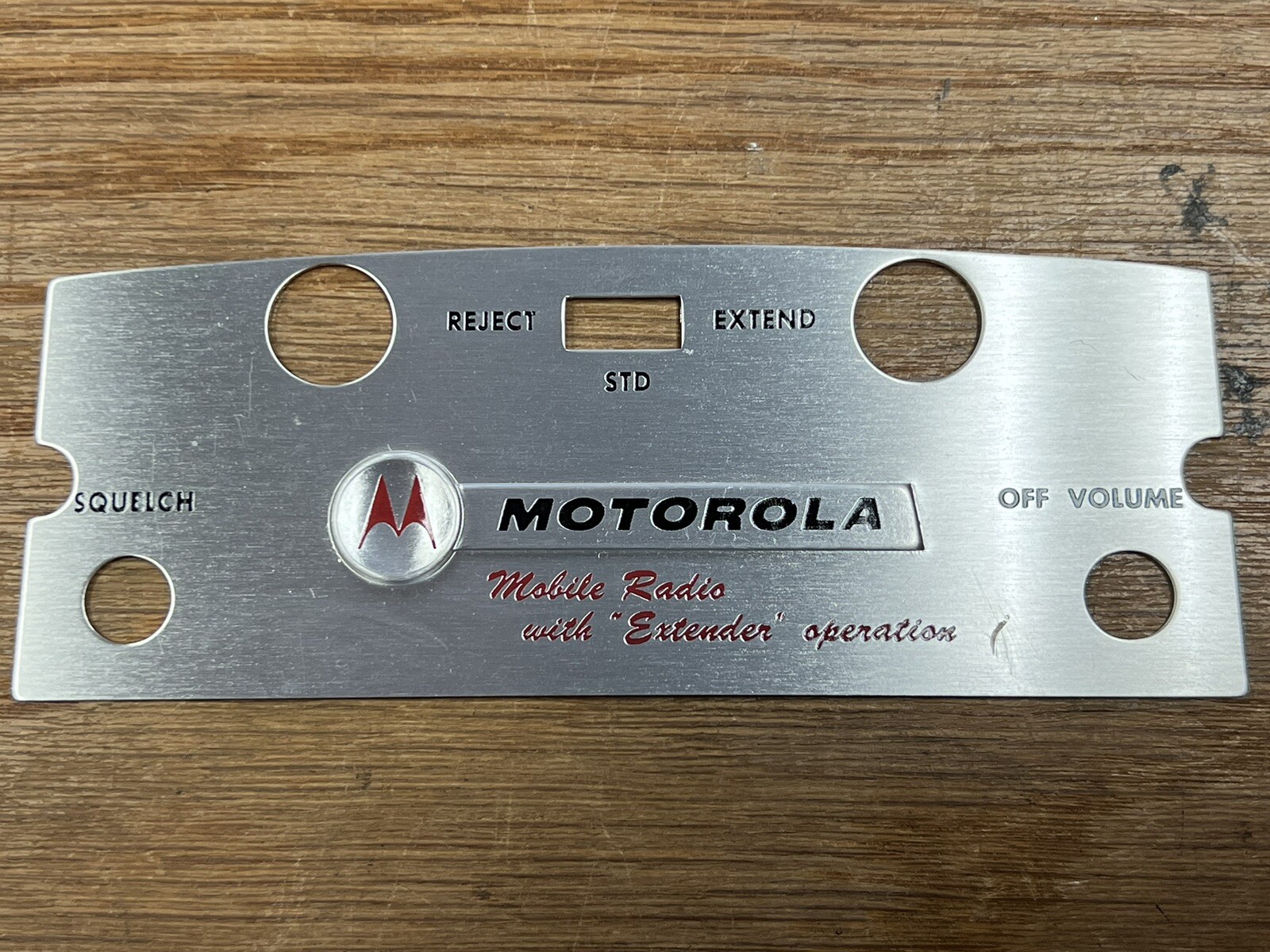 Motorola MOTRAC, MOCOM-70 NOS Control Head Escutcheon Faceplate 1 ...