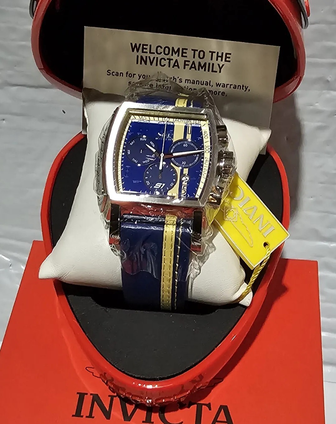 Invicta – S1 Rally – Race TEAM – Swiss Z60 Chronograp - Blue / IVORY ...