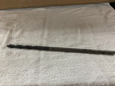 Twist Drill High Speed, 3/8" Extra long 3 1/2" Flute length, Used good ...