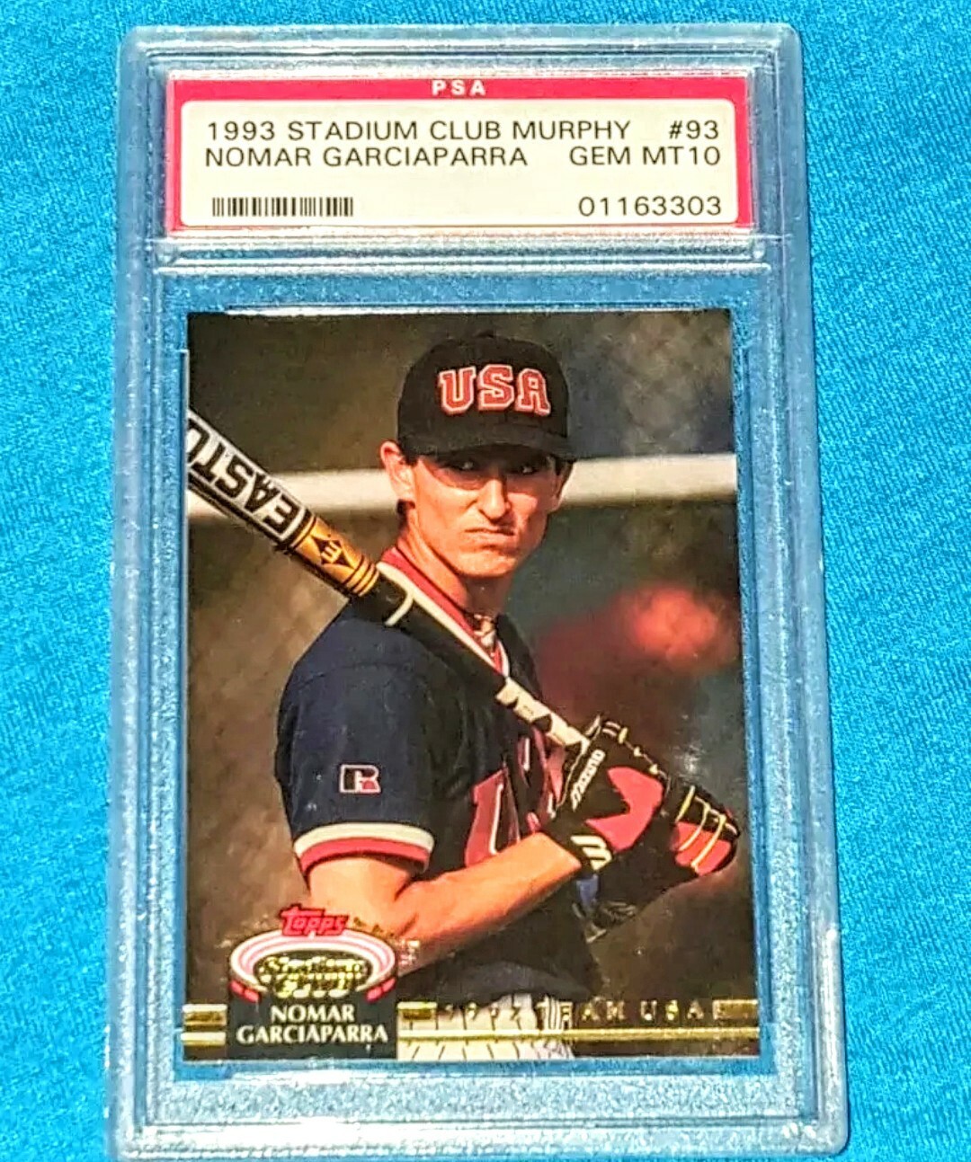 NOMAR GARCIAPARRA ROOKIE RC 1993 STADIUM CLUB #93 MURPHY PSA 10 🔥 TEAM ...