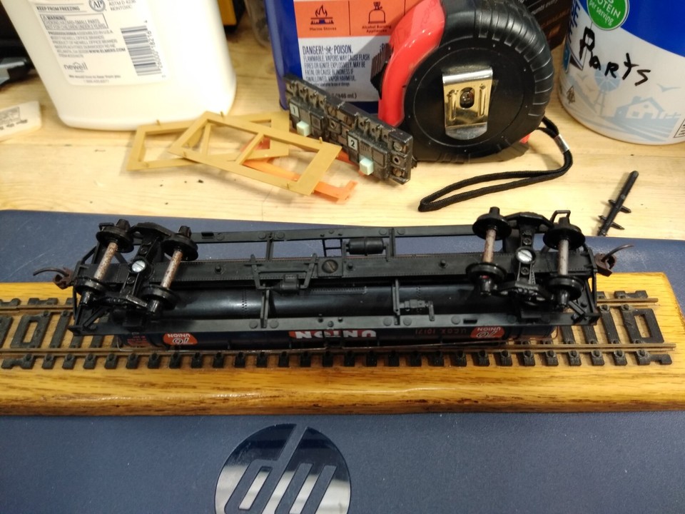 3 Dome Union 76 Tank Car HO Scale E-Z Mate Couplers Athearn Car #10171 ...