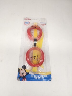 Disney Mickey Mouse Swim Goggles UV Protection/Latex Free/Adjustable ...