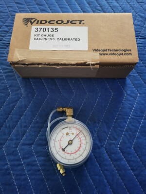 VideoJet 370135 Vacuum/Pressure Gauge Kit, 0-120 PSI, NEW | eBay