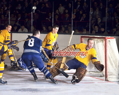 NHL 1967 Los Angles Kings Goalie Wayne Rutledge Game Action Color 8 X ...