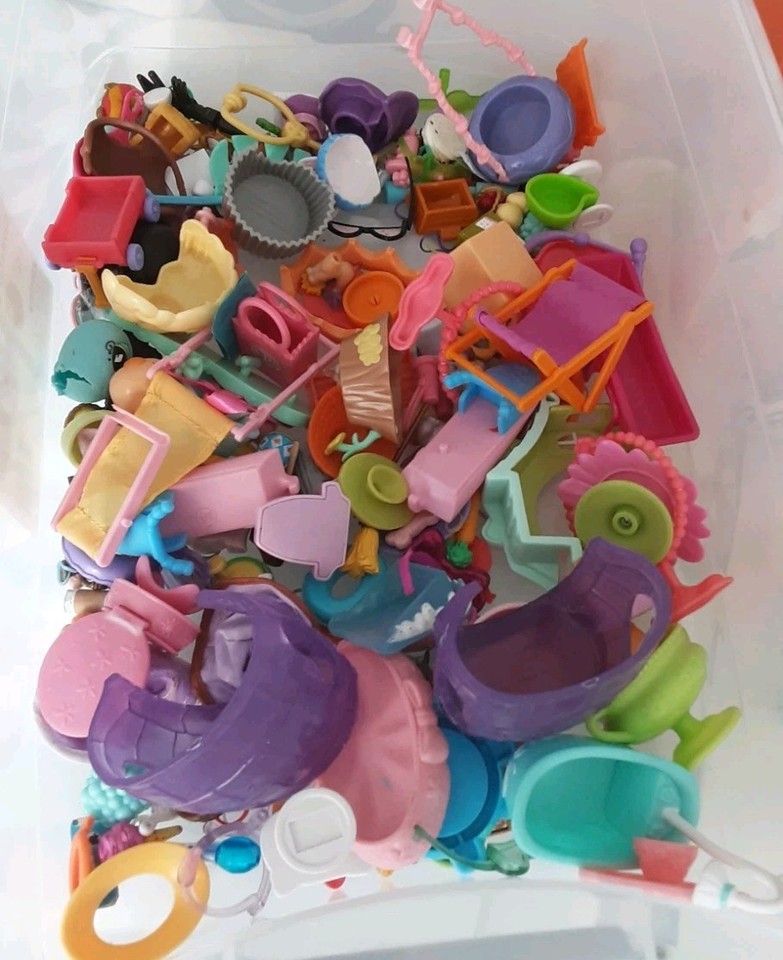 LPS Littlest Pet Shop HUGE Lot 125+ Just Pets Hundreds Accessories Car ...