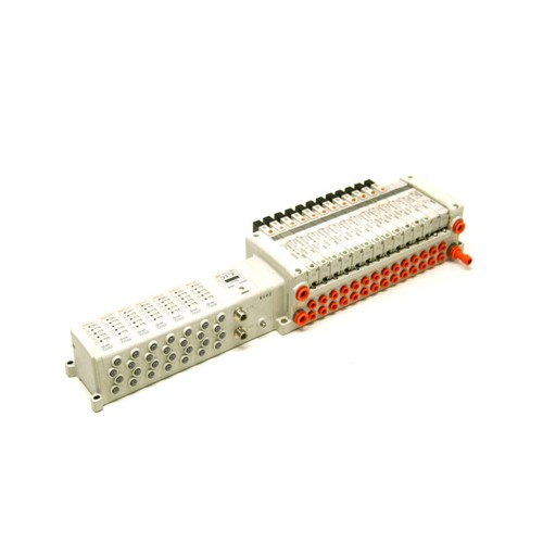 SMC Air EX250 SDN1 w/ (7) EX250-IE3 Input Blocks and (14) VQ2000 ...