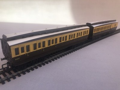 Triang R332 & R333 OO GWR Clerestory Composite 5017 & Brake 2316 ...