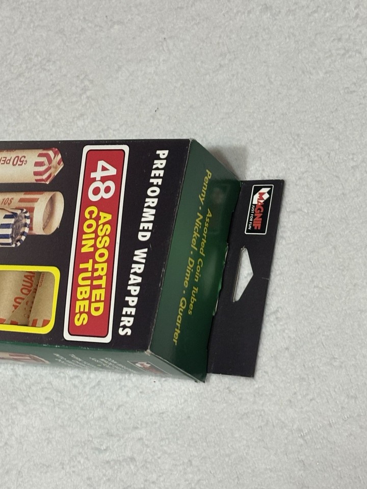 Vintage Preformed Coin Wrappers Assorted 48 Count (1994) || NIB | eBay