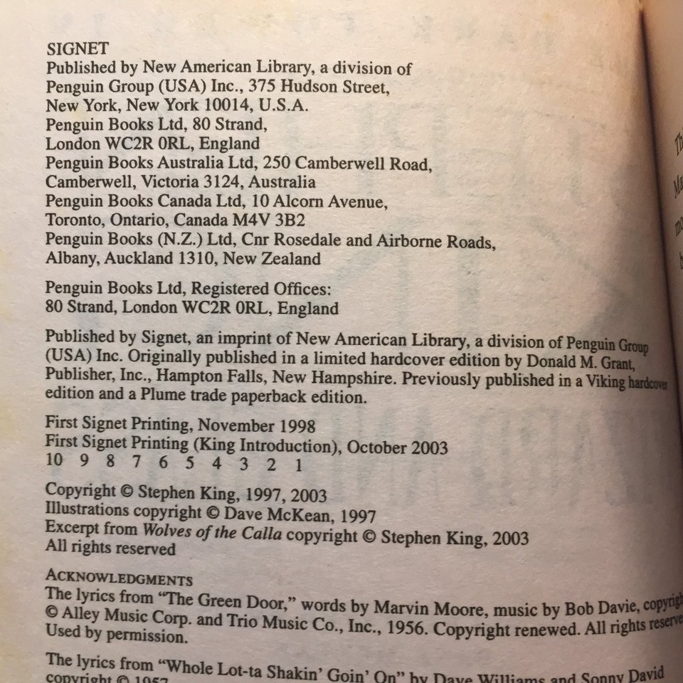 Wizard and Glass Stephen King Post Apocalyptic Horror Western Dark ...