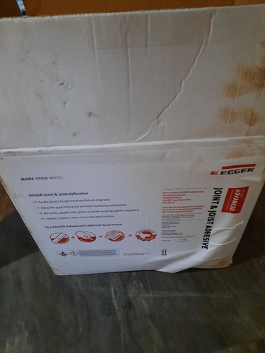 12 x EGGER D4 JOINT AND JOIST ADHESIVE Solvent Free Flooring Glue in ...
