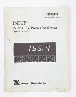 Newport INFCP Infinity C Process Meter Operators Manual | eBay