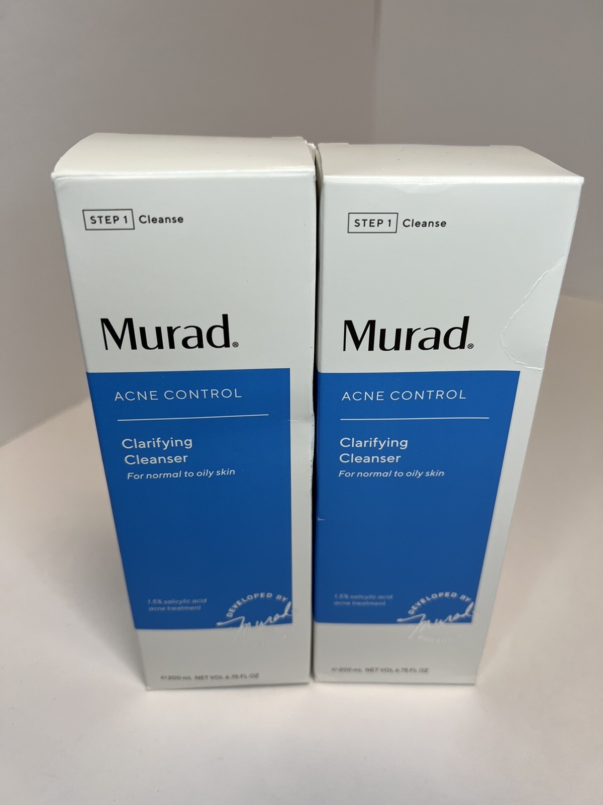Murad Acne Control Clarifying Cleanser - 6.75oz. 2 Pack! 885384347923 ...