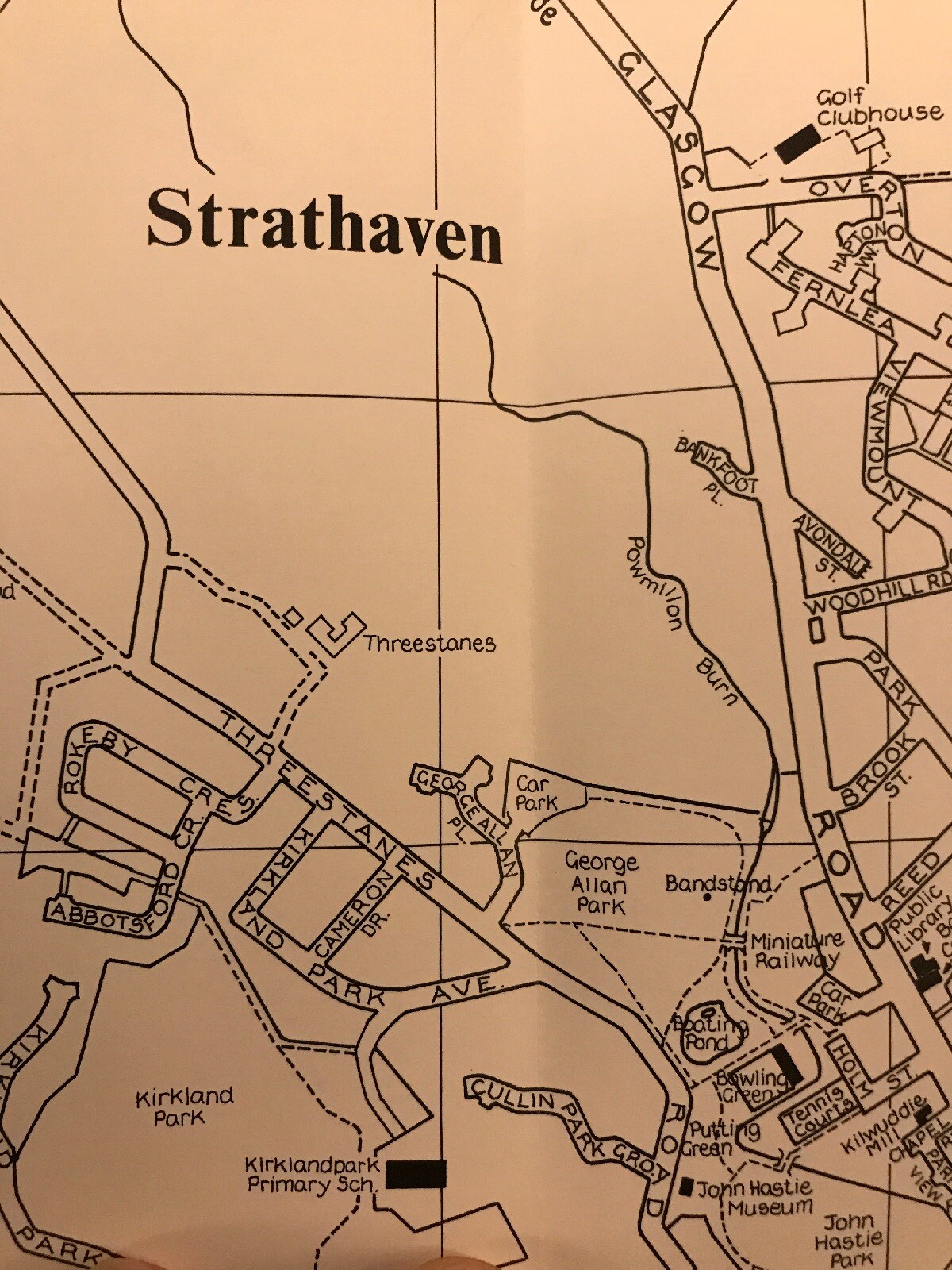 “Strathaven, Stonehouse Street Plan” Map | eBay UK