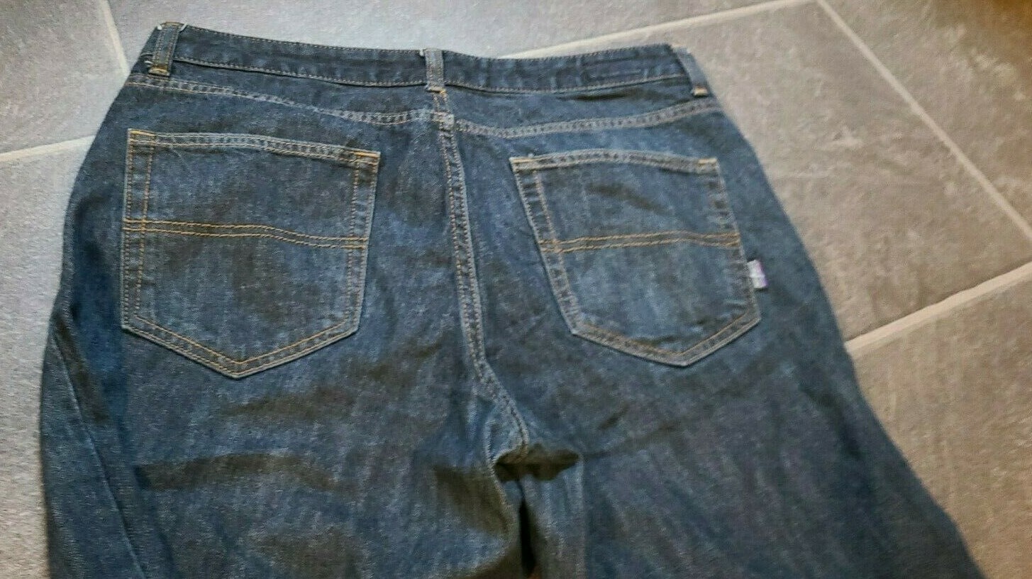 PATAGONIA MEN'S REGULAR FIT DARK INDIGO JEANS SZ 35X30 - Gem