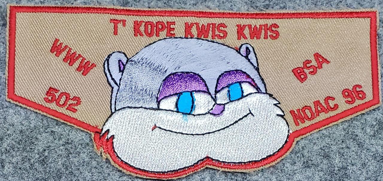 1996 NOAC Lodge 502 T'Kope Kwiskwis (F9a) - Chief Seattle Council BSA ...