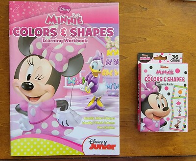 Disney Minnie Mouse Colors & Shapes Learning Workbook and Learning ...