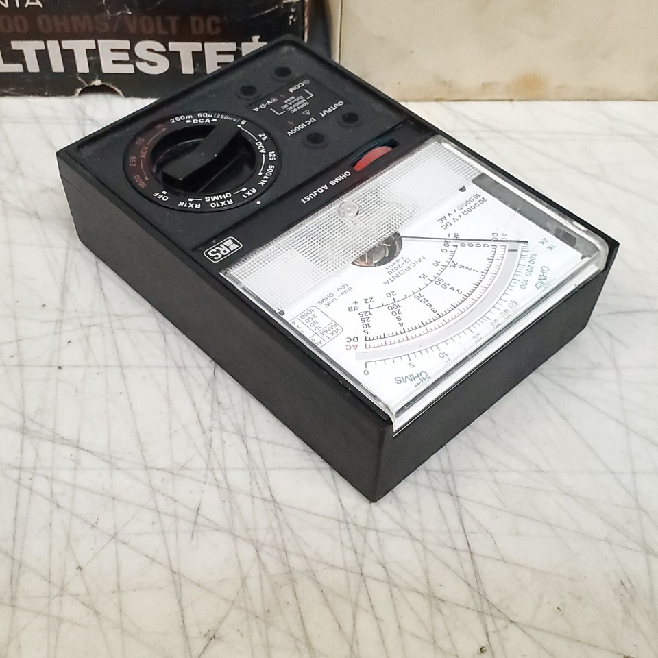 Vintage MICRONTA 22-201U 18-Range Pocket Multimeter - Radio Shack ...