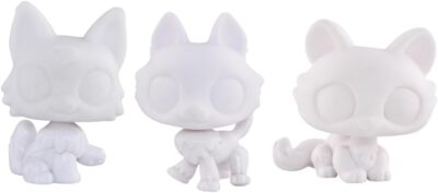 Custom lps Wolf Cat Crouching Cat&Husky Blank Bases 3pcs LPS Blank Base ...