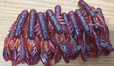 2.75' DROP SHOT CRAW "PLUM APPLE" Finesse Worm , HVY GARLIC 15 CT | eBay