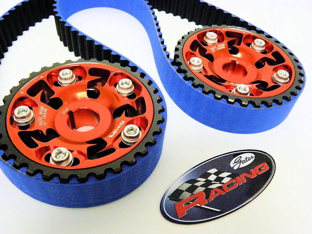 VMS 88-91 HONDA PRELUDE SI DOHC GATES RACING TIMING BELT 2 CAM GEARS ...