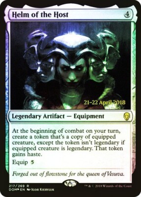 Helm of the Host - Foil - Prerelease Promo Pre-Release Promos MTG Magic ...