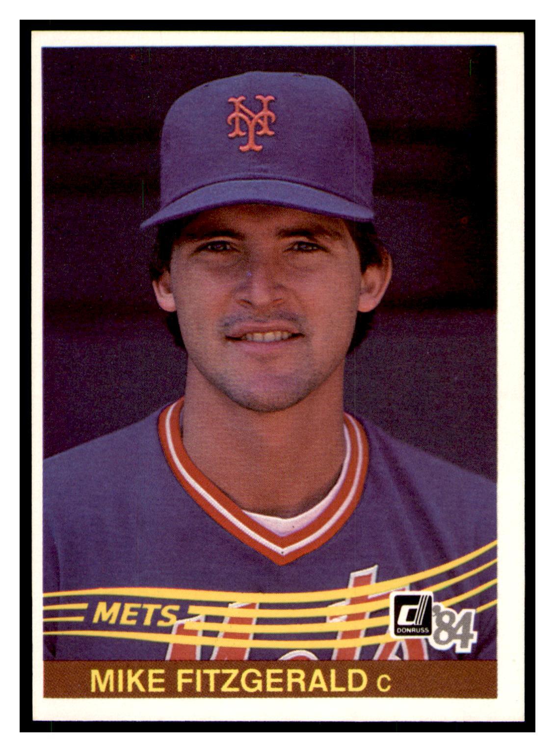 1984 Donruss Mike Fitzgerald RC #482 New York Mets | eBay