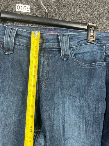 NYDJ Straight Leg Jeans Womens 12 Blue High Rise Denim Lift Tuck ...