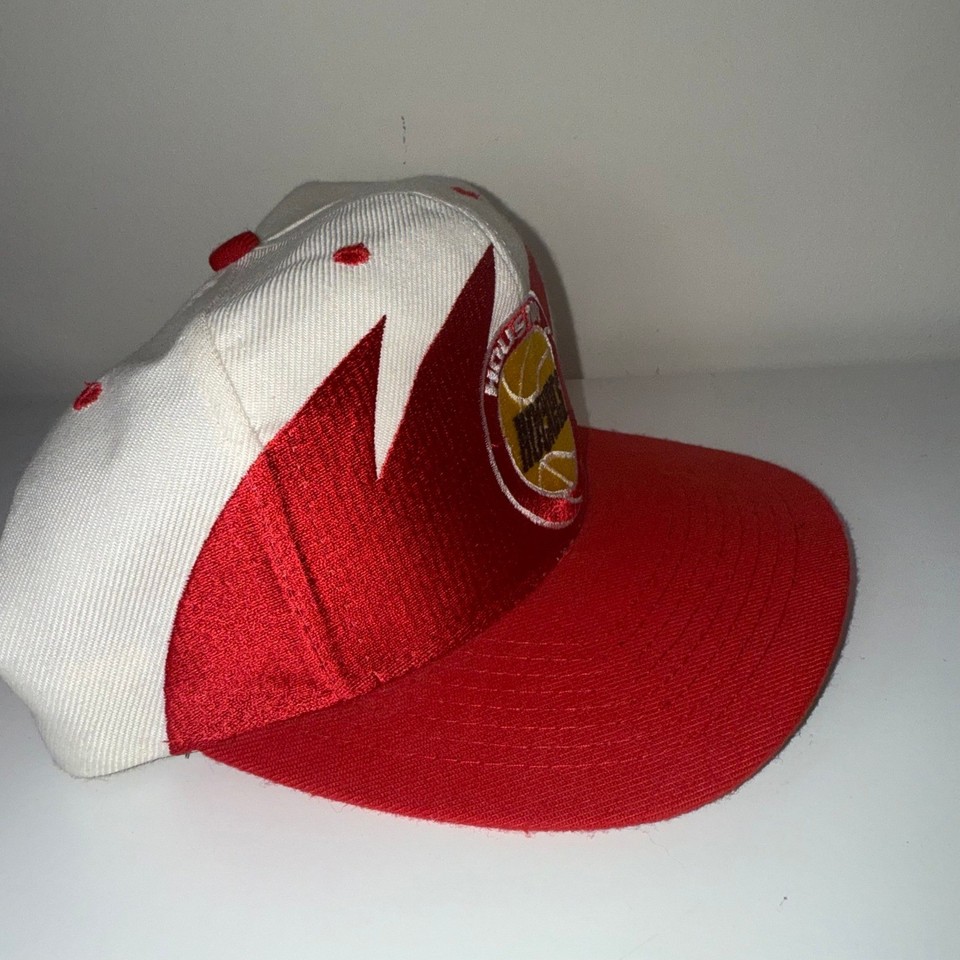 Vintage Houston Rockets Sharktooth LogoAthletic Snapback Hat NBA ...