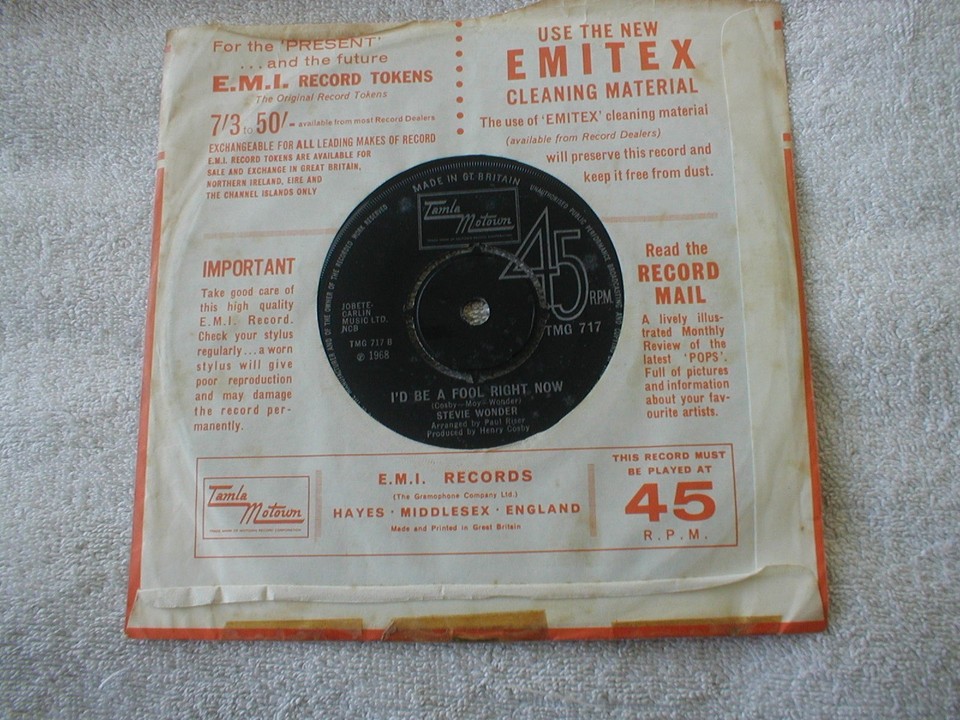 TMG 717 STEVIE WONDER / YESTER - ME YESTER - YOU YESTERDAY EX | eBay UK