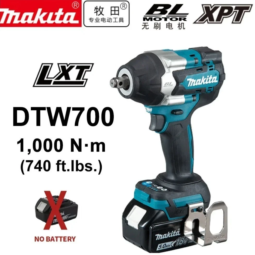 Makita DTW700 18V Brushless Impact Wrench 1000Nm Cordless Tool | eBay UK