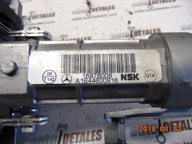 2011 MERCEDES BENZ Ml Class W164 Steering Column A1644600816 for sale ...
