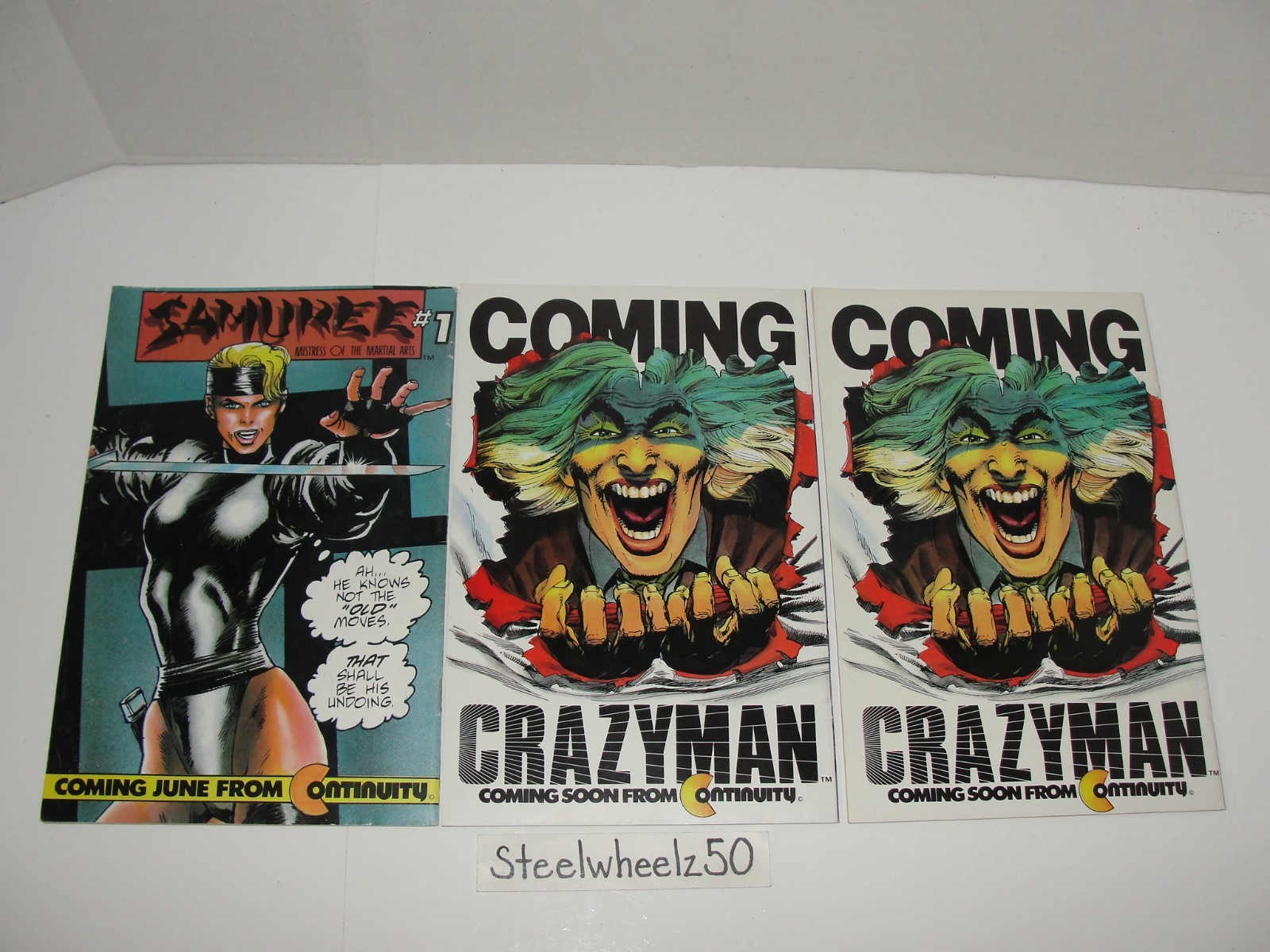 Toyboy #1 2 & 5 Comic Lot Continuity 1986 Jason Kriter Megalith Neal ...