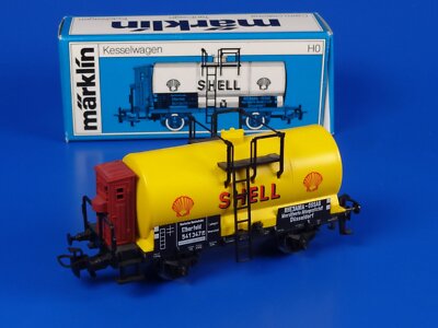MARKLIN H0 - 4676 - Shell Tank Car - DR Wuppertal / BOX - LN | eBay