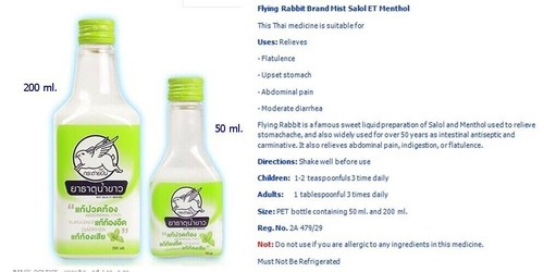 Flying Rabbit for Diarrhea Flatulence Upset Stomach Abdominal Pain ...