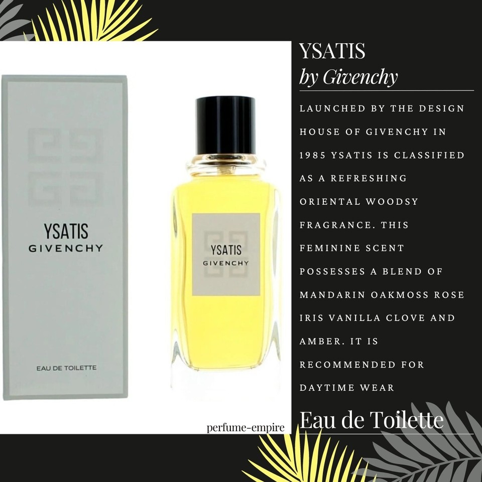 YSATIS by Givenchy for women EDT 3.3 / 3.4 oz New in Box | eBay