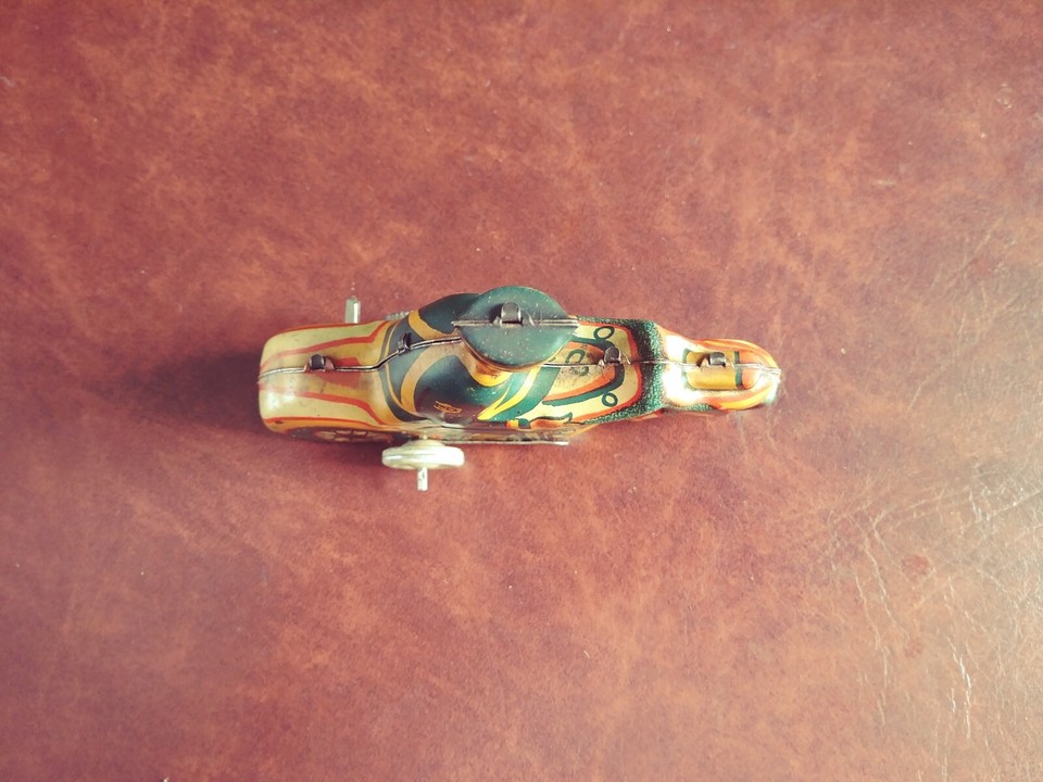 Marx Toys Tin Wind-up Mystic Police Motorcycle Tinplate | eBay