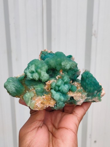 Green Stilbite with Heulandite natural minerals Specimen stone | eBay