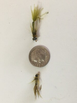 DRAGONFLY NYMPHS SIZES 14 AND 10 HOOK TROUT BLUEGILL WET FLIES FLY ...