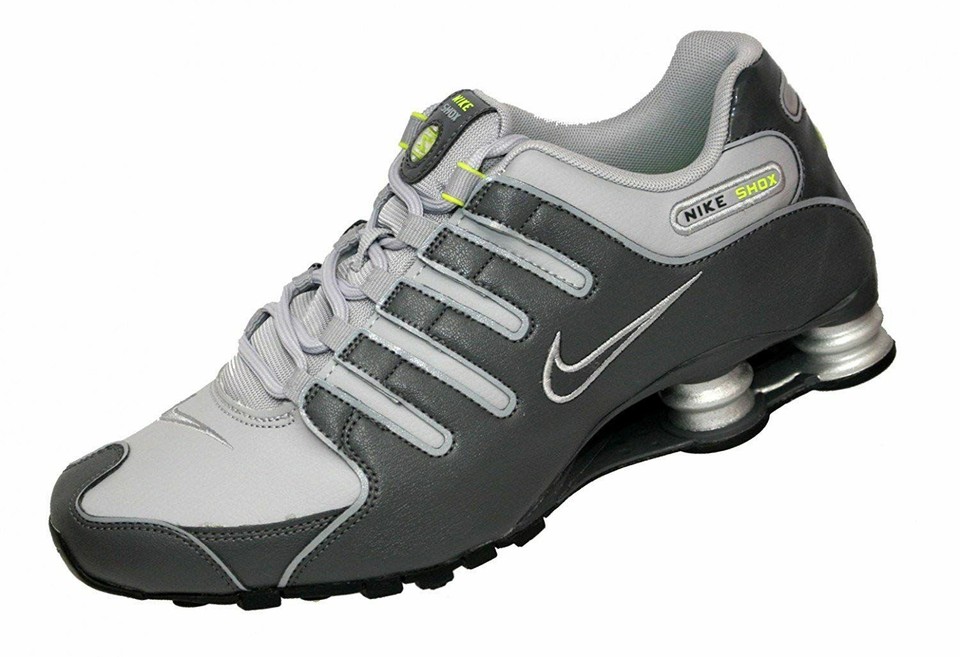 Nike Shox NZ Dark Grey Wolf Grey 378341 009 Mens Sz 8 Running Shoes | eBay