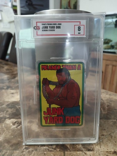 1980's Prism Jewel Junk Yard Dog Sticker. Collector's Grade NM 8! | eBay