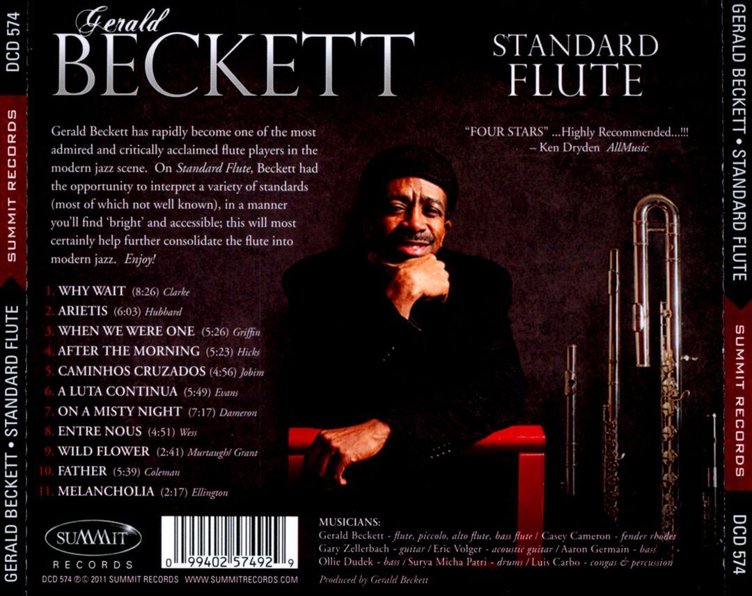 GERALD BECKETT STANDARD FLUTE NEW CD 99402574929| eBay