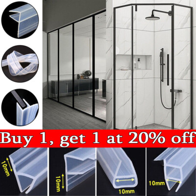 2Meter Shower Bath Screen Door Rubber Seal Strip Glass for Thickness 6 ...