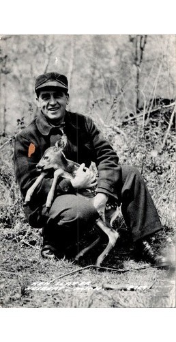 1930s Ken Slater & Fawn Photo Hulbert Michigan Real Picture Postcard ...
