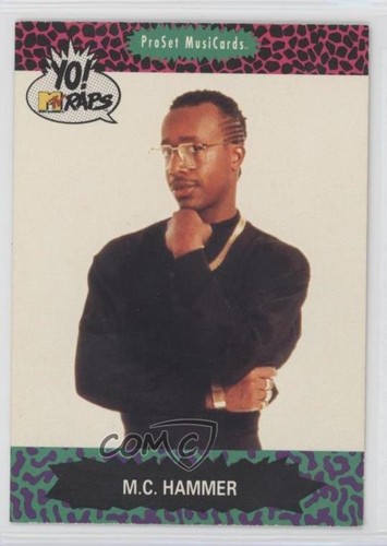 1991 Pro Set MusiCards Yo! MTV Raps MC Hammer #52 00ah | eBay